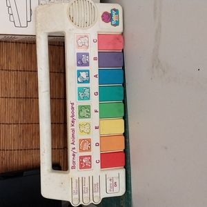 barney | Toys | Vintage 99 Barney Keyboard | Poshmark